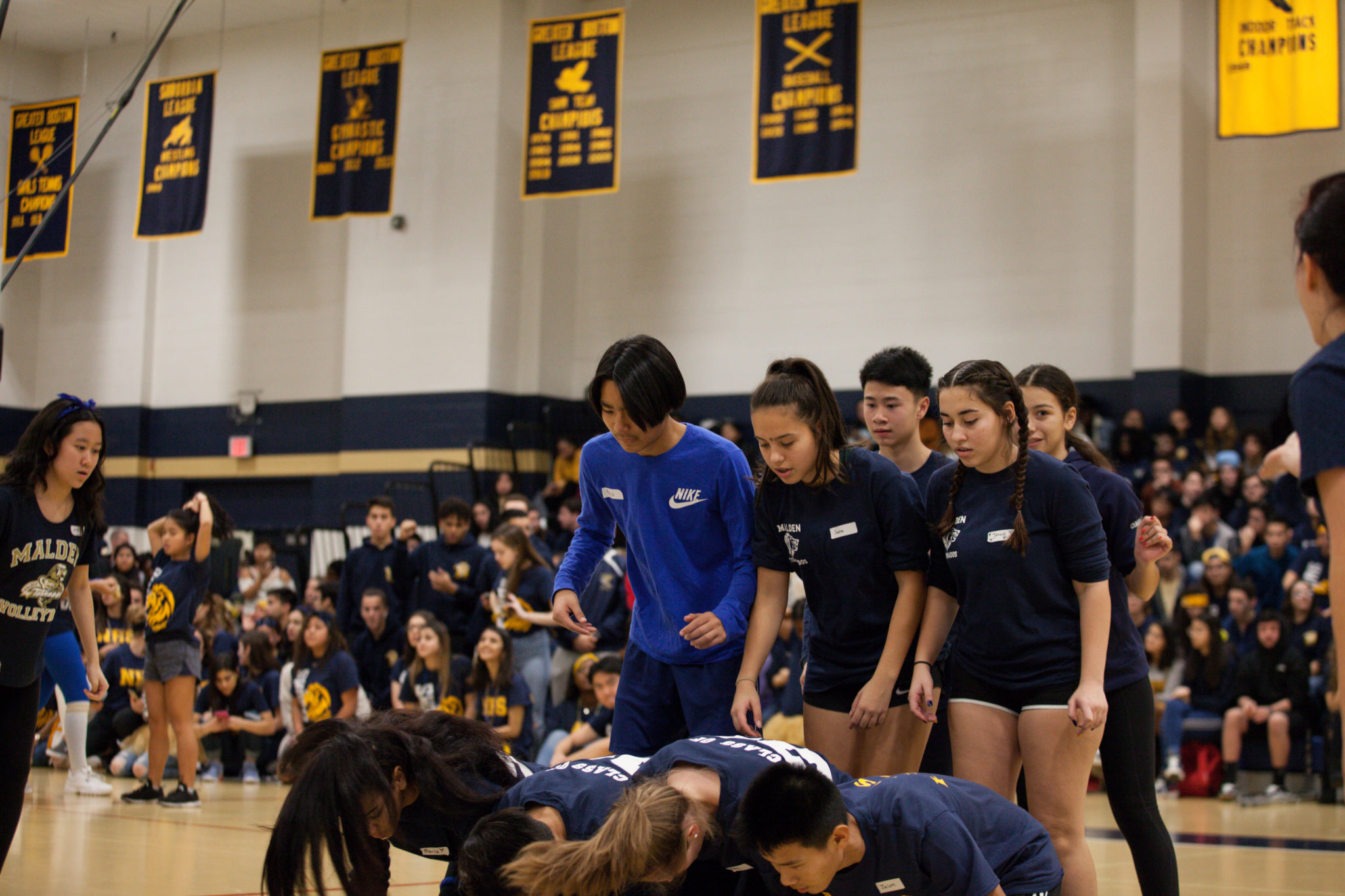 pep rally6 - The Blue and Gold